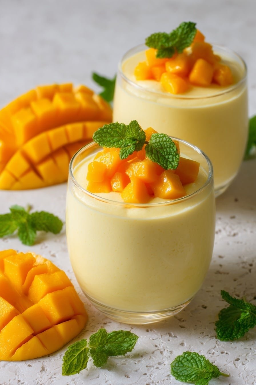 Mango Mousse Recipe - MealsByKate