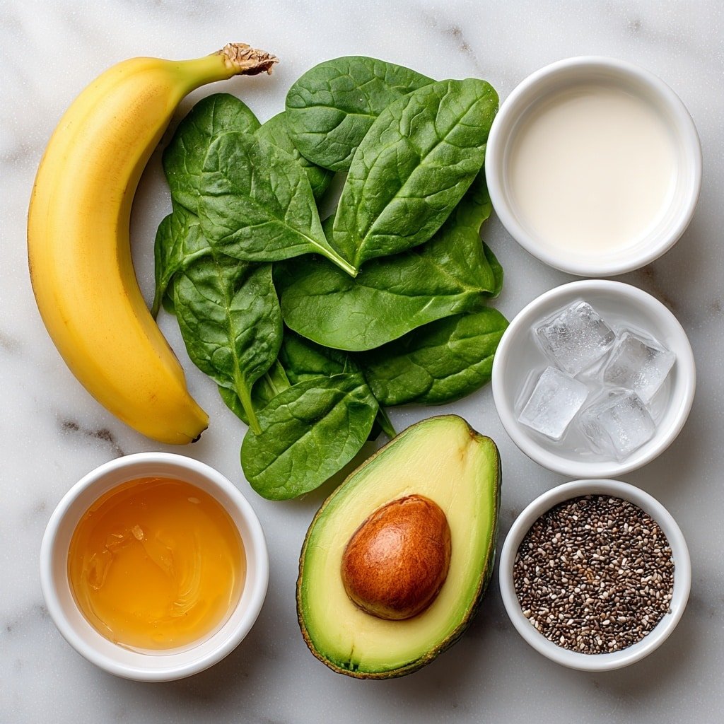 Green Smoothie with Spinach and Avocado Recipe - MealsByKate